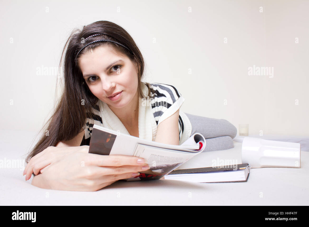 woman, newspaper, journal, humans, human beings, people, folk, persons ...