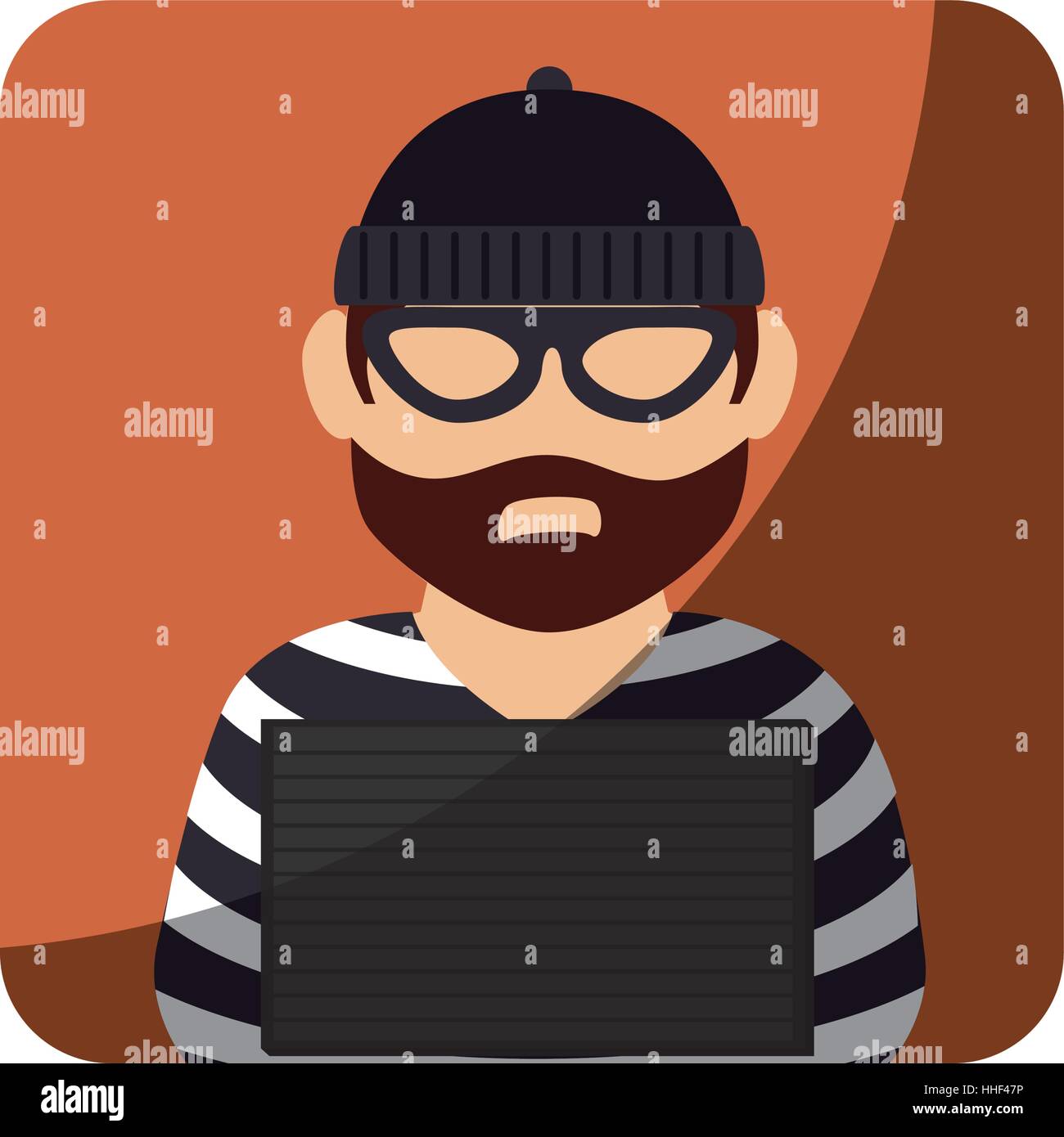 Prisoner avatar character icon vector hi-res stock photography and ...