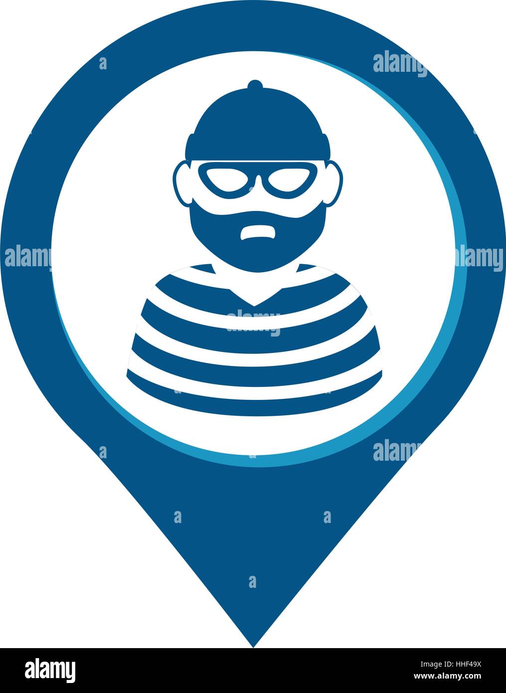 Prisoner avatar character icon vector hi-res stock photography and ...