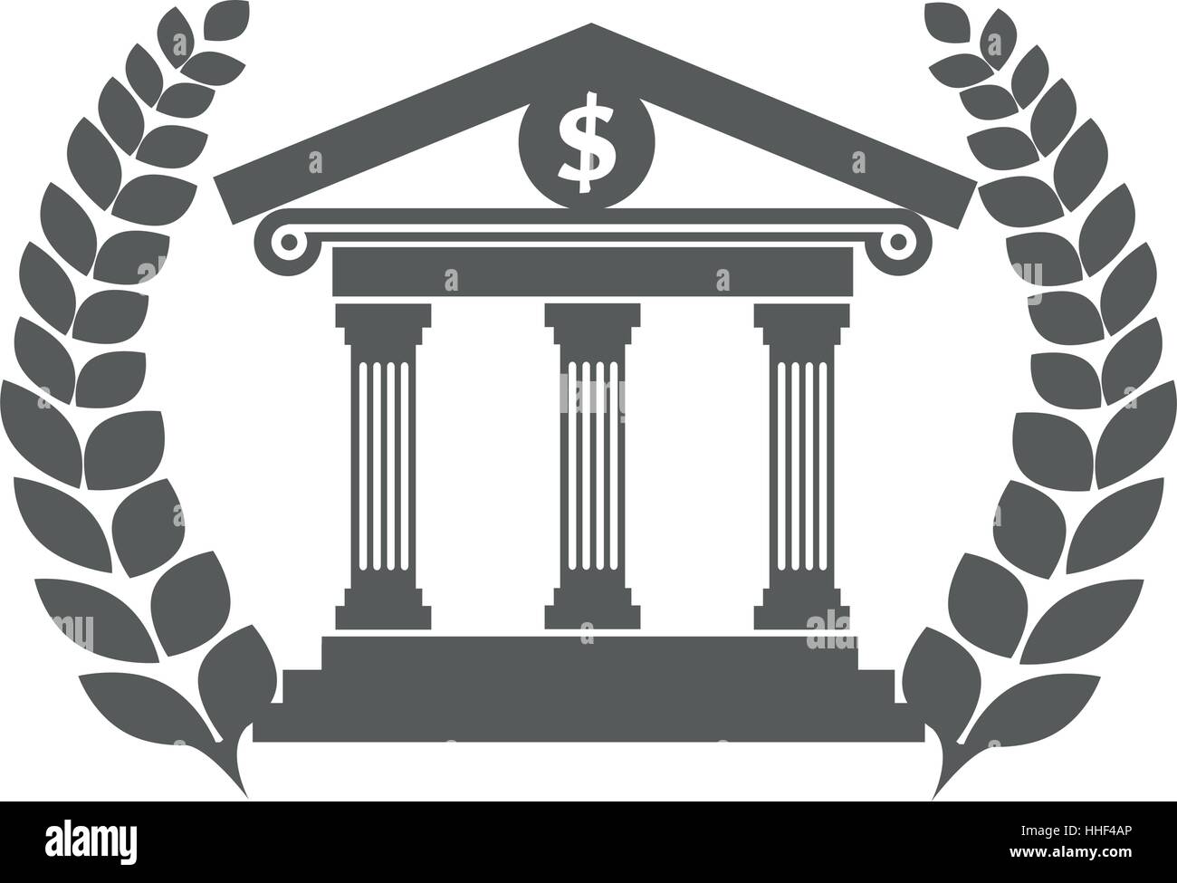 court house building icon vector illustration design Stock Vector Image ...