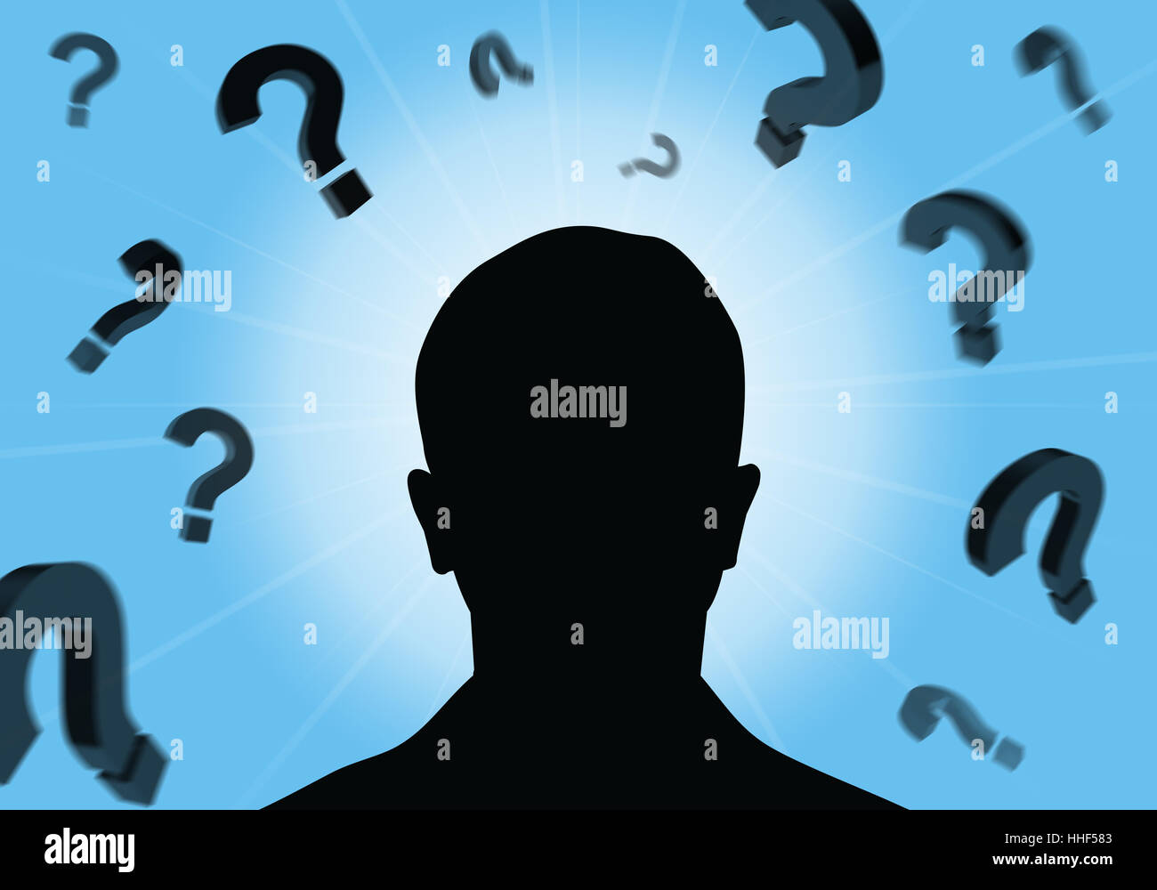 Question, faq, man Stock Photo - Alamy