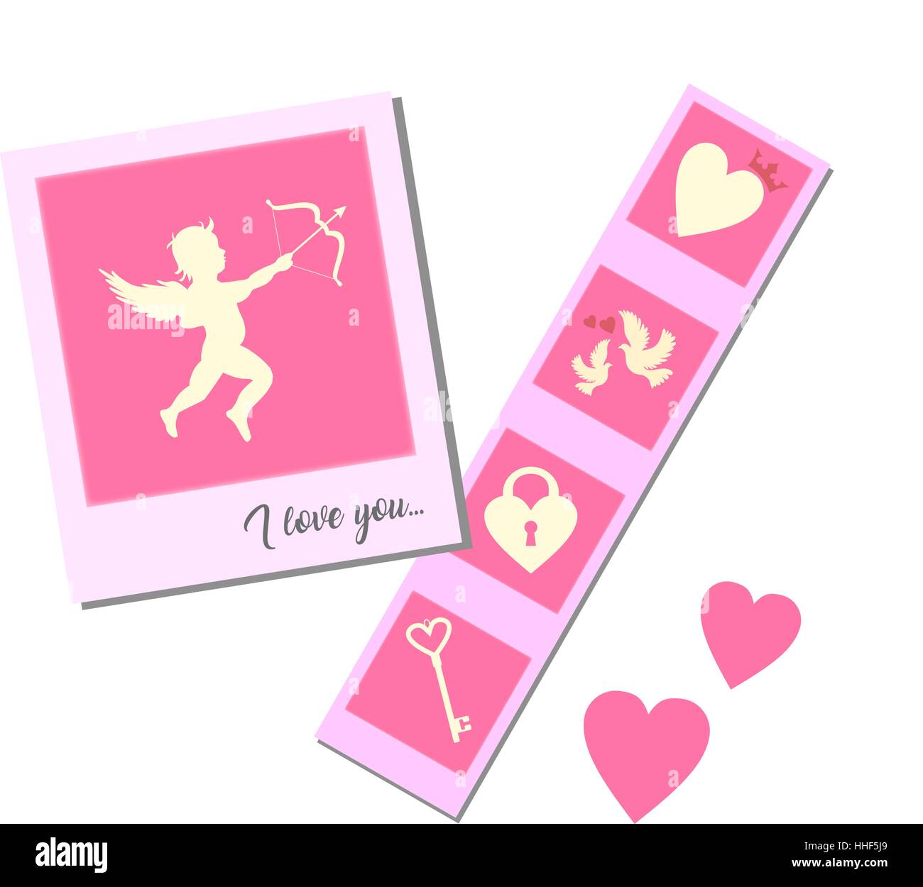 Cupid painting Stock Vector Images - Alamy