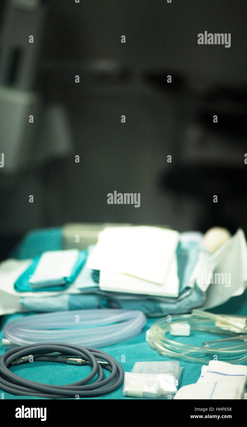 Surgery instrumentation in emergency room operating theater operation ...