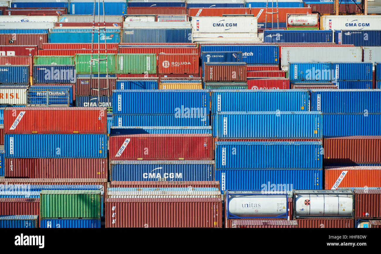 Colourful containers hi-res stock photography and images - Alamy