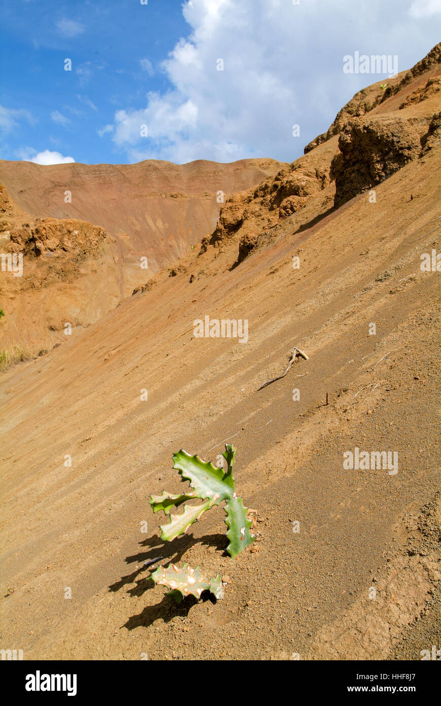 Desertic landscape of Mayotte island on France Stock Photo - Alamy