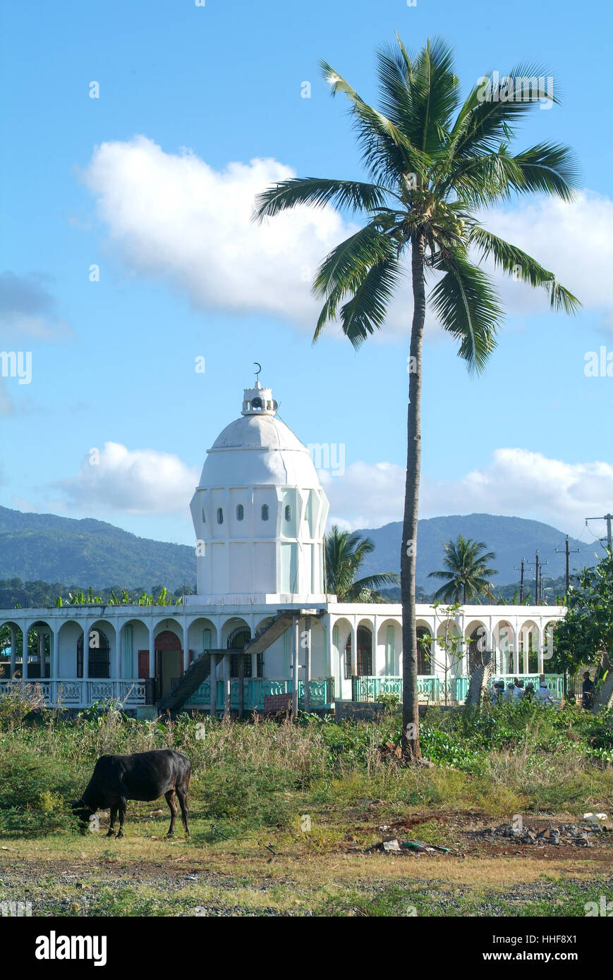 Mosque of Mtsapere on Mayotte island, France Stock Photo - Alamy
