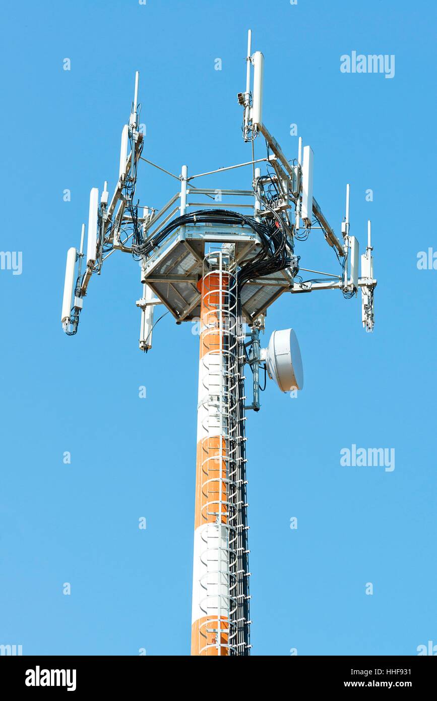 antenna, telecommunications, sign, signal, telephone, phone, cellphone ...