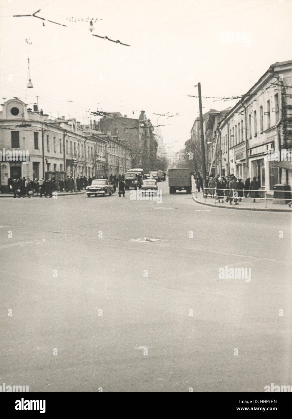 Vintage photo. Old Moscow 1960, USSR Stock Photo - Alamy