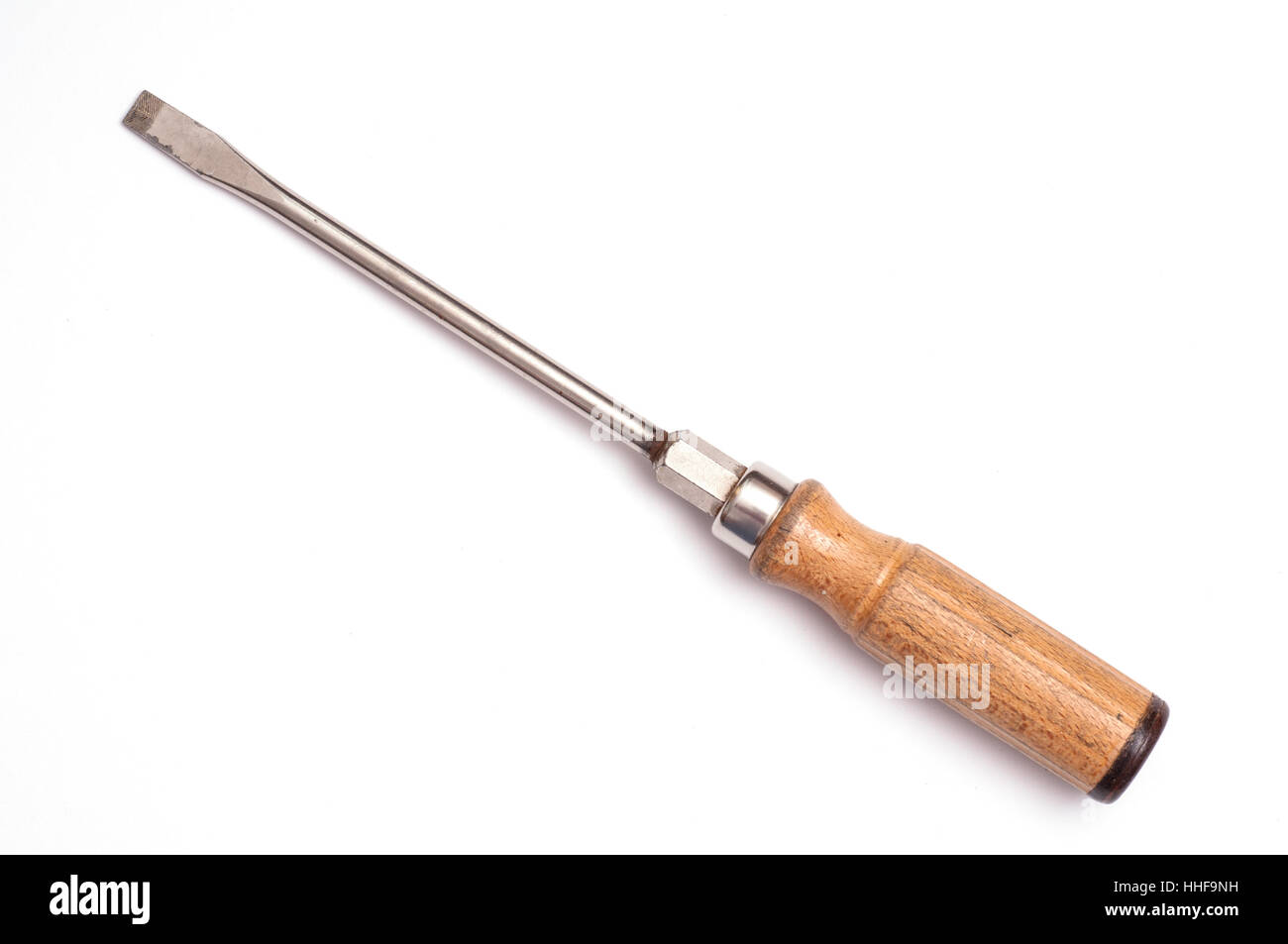 screwdriver with wooden handle Stock Photo - Alamy