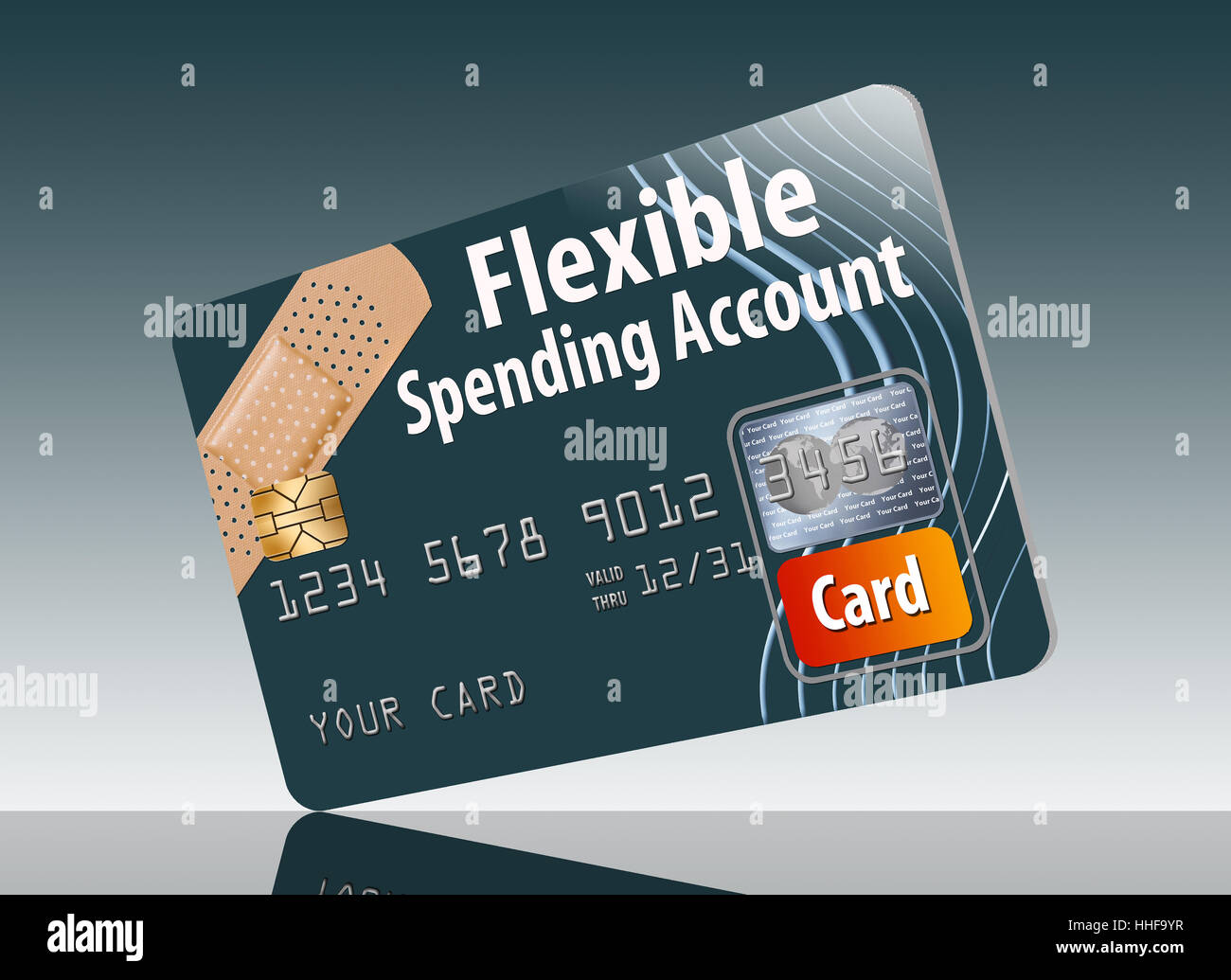 Flexible Spending Account debit card Stock Photo - Alamy