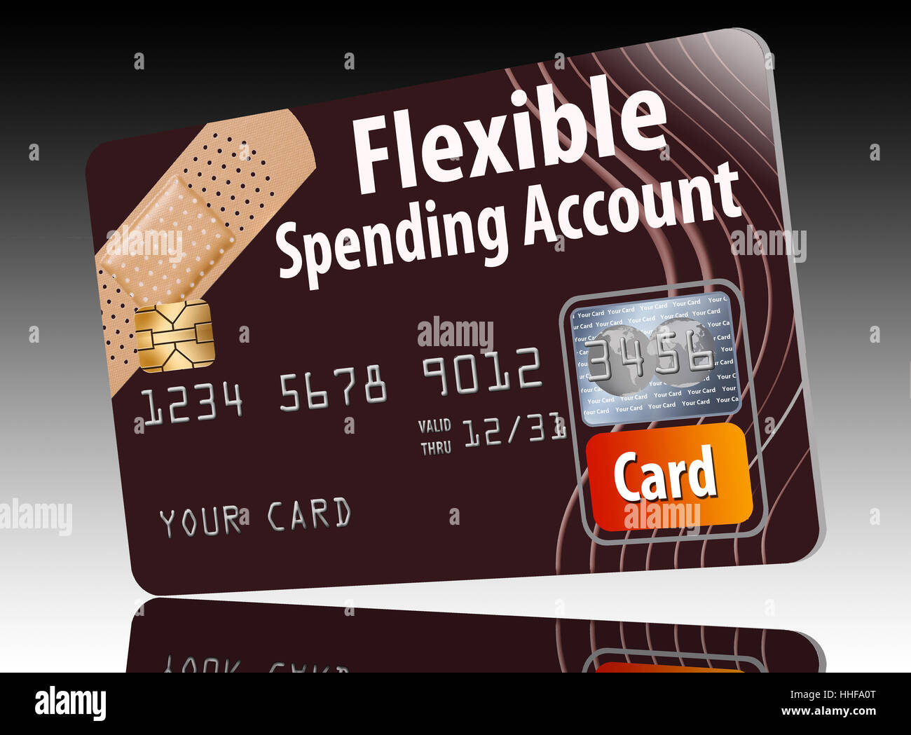 Flexible Spending Account debit card Stock Photo - Alamy