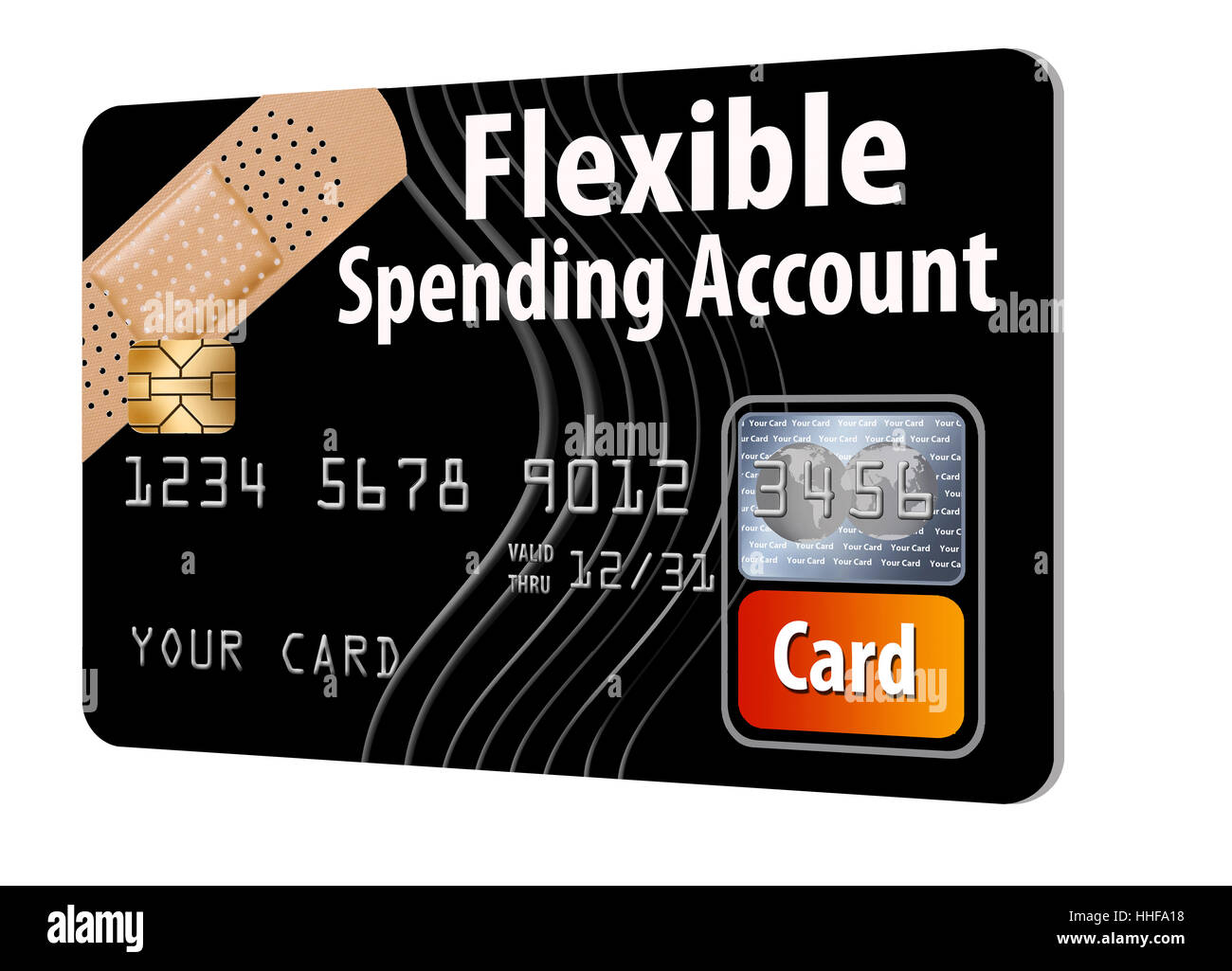 Flexible Spending Account debit card Stock Photo - Alamy