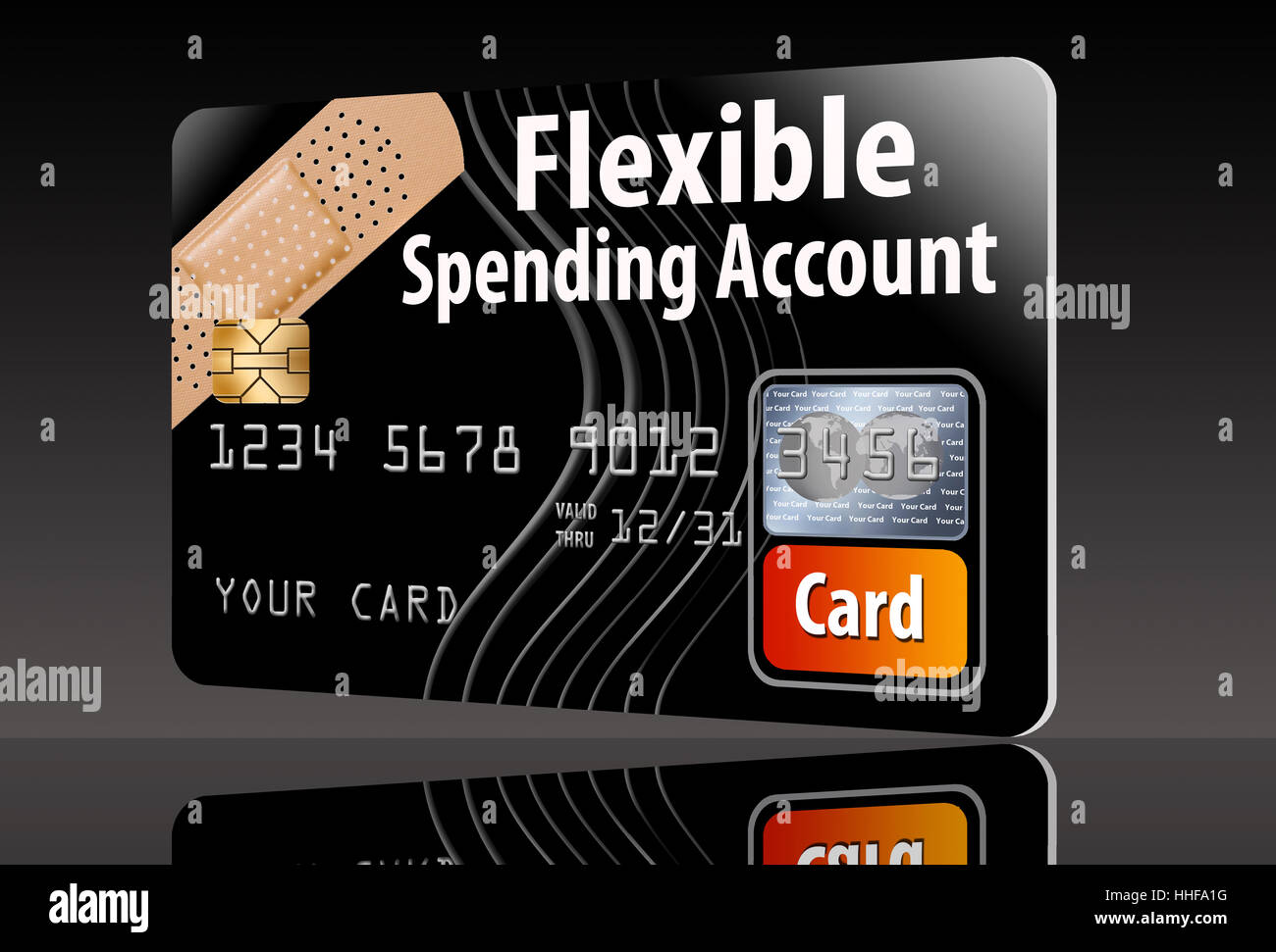 Flexible Spending Account debit card Stock Photo - Alamy