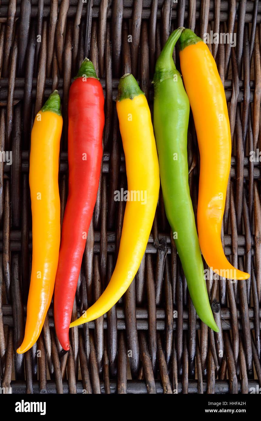 green, hot, vertical, vegetable, raw, fiery, spicy, paprika, peppers ...
