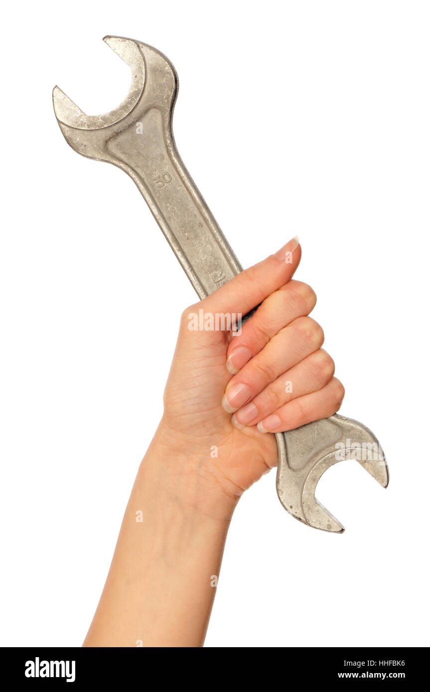 woman, hand, finger, tool, object, single, isolated, closeup, industry ...