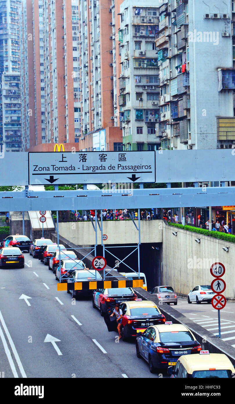 street scene Macau China Stock Photo - Alamy