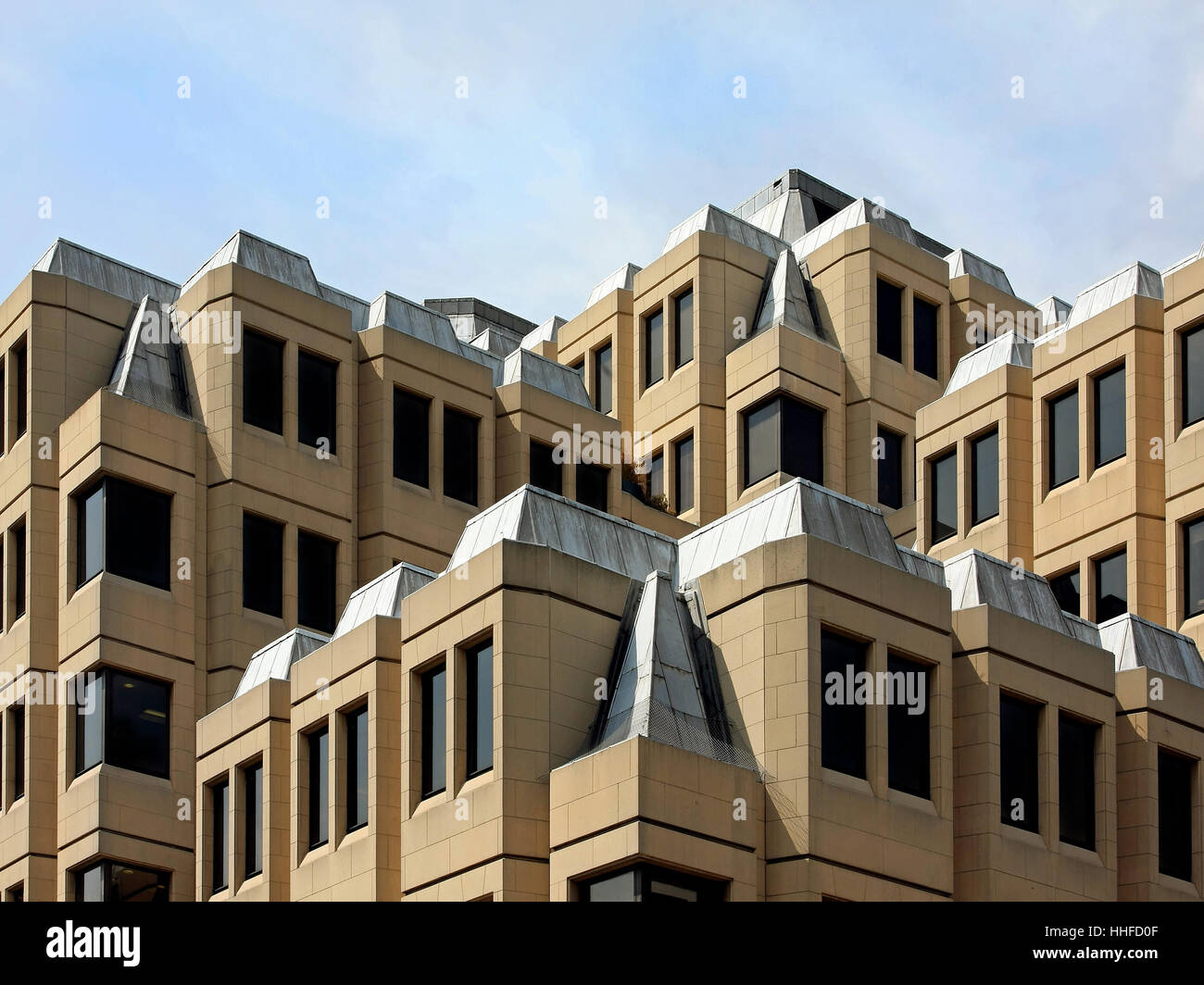 detail, modern, modernity, facade, beige, style of construction ...
