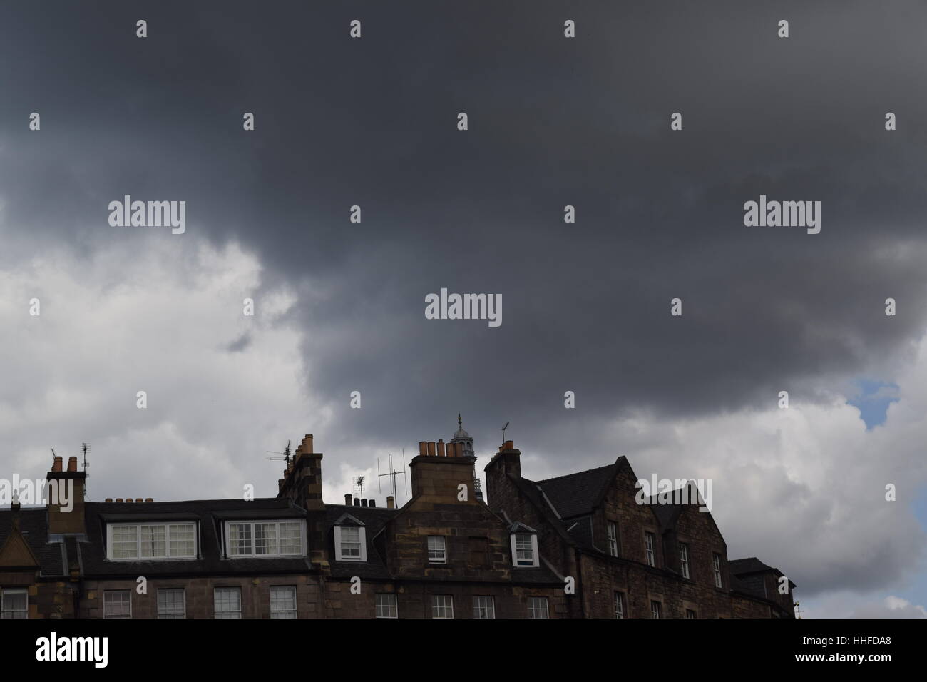 Stormy overcast in the City Stock Photo - Alamy