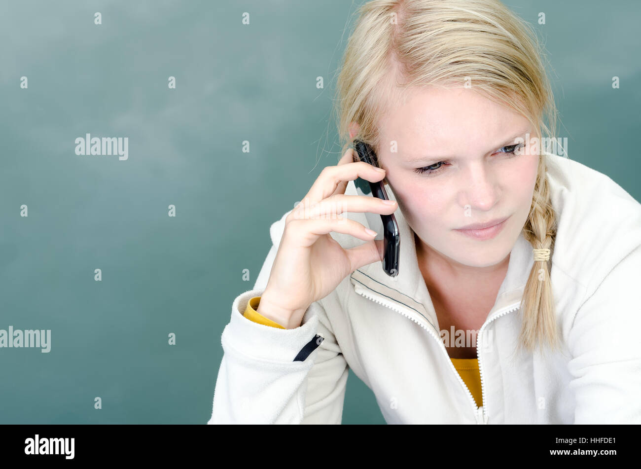 Woman norway outdoor fjord telephone hi-res stock photography and ...