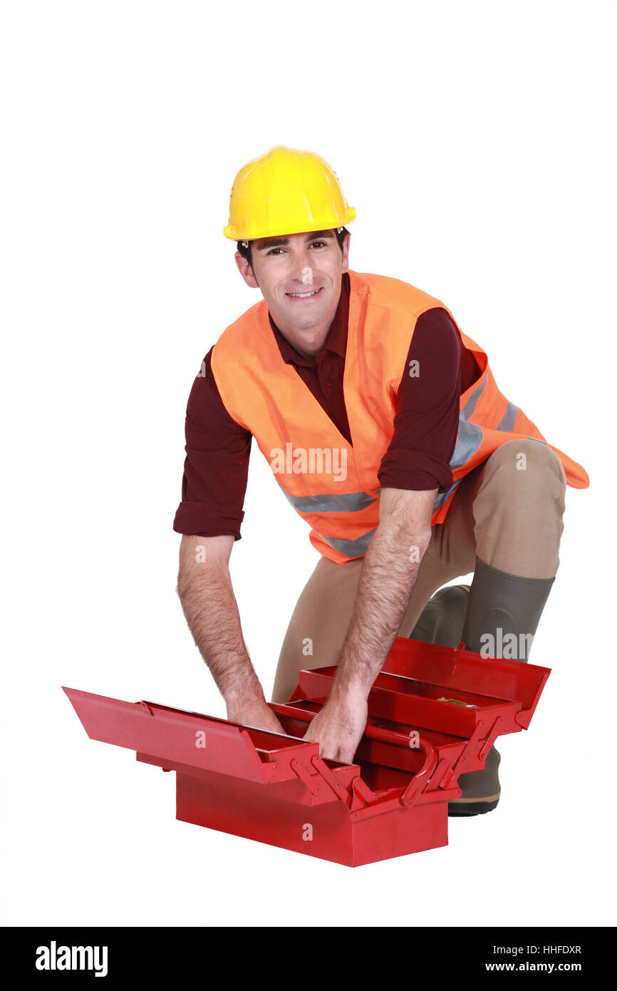 box, boxes, equipment, crouching, hammer, carpentry, gavel, building ...