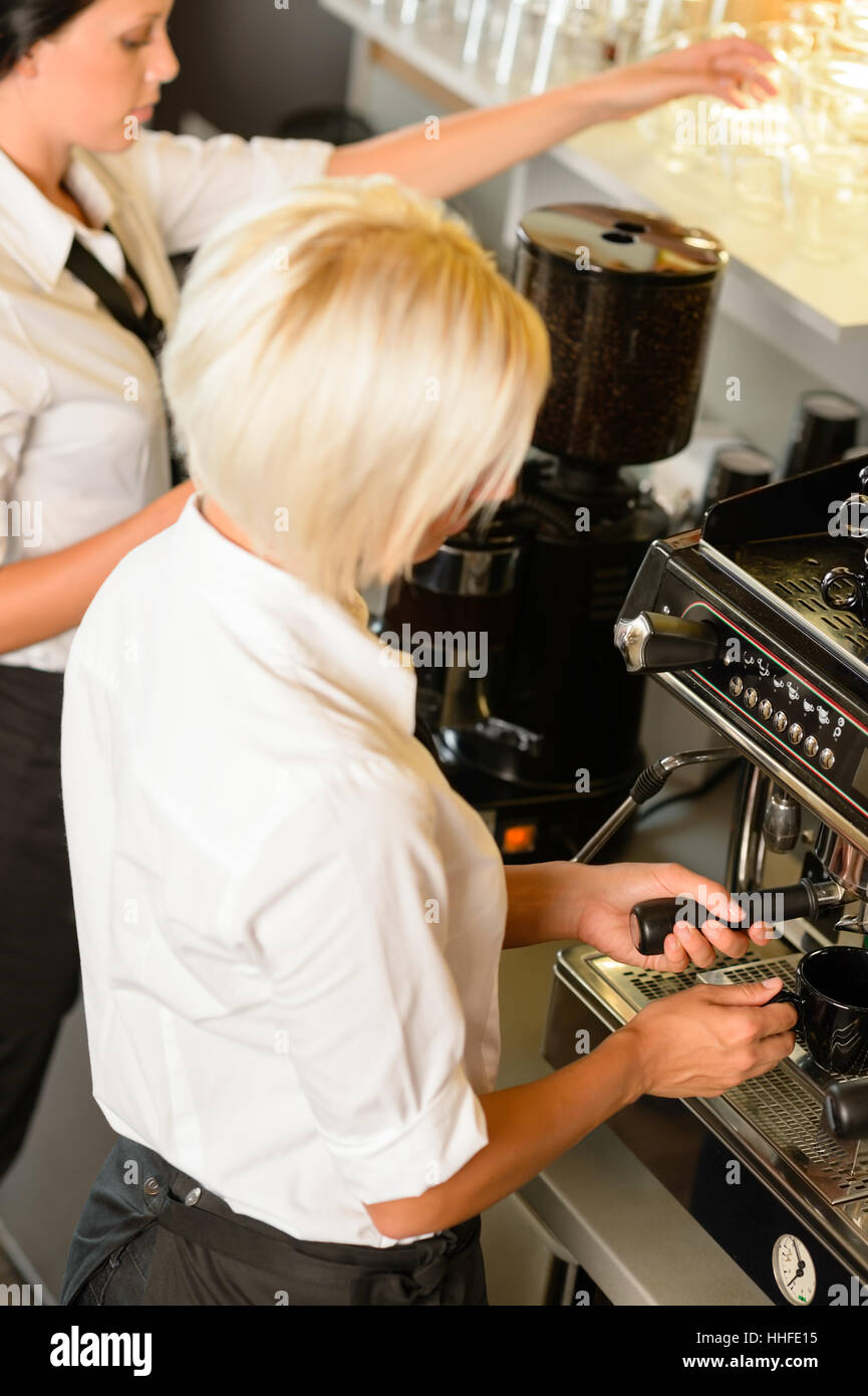 cafe, restaurant, woman, women, waitress, work, factory, occupation ...