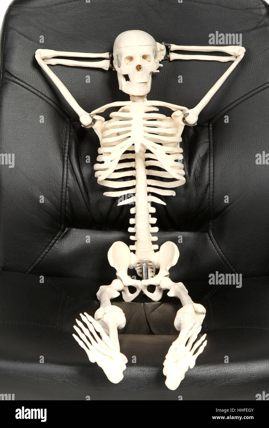Skeleton sitting chair hi-res stock photography and images - Alamy
