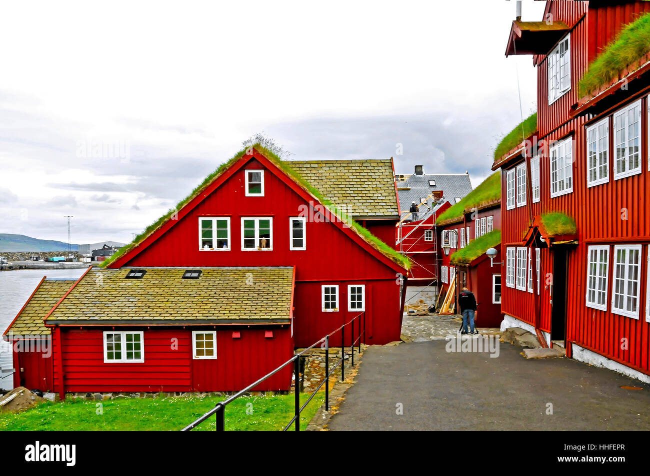old town, denmark, capital, islands, faroe islands, red, isle, island ...