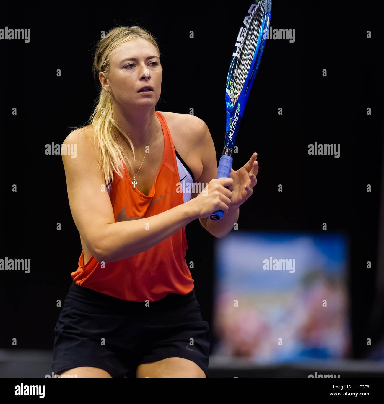 Female tennis player maria sharapova hi-res stock photography and ...