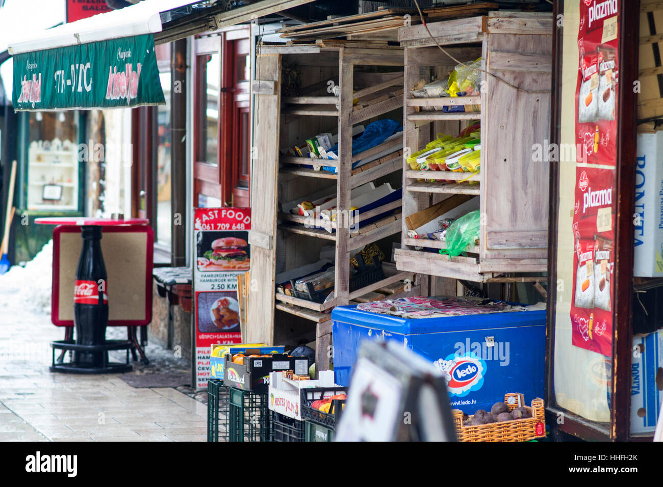 Small Market Place Stock Photo - Alamy