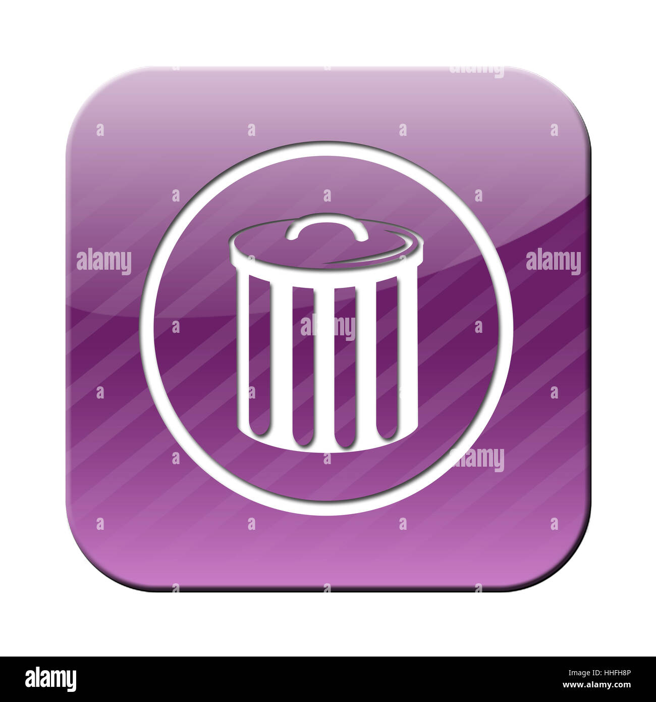 garbage can, button, mull, refuse, defunct, discharge, pictogram ...