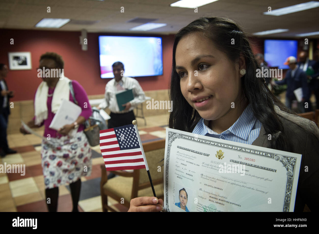 Certificate of u s citizenship hi-res stock photography and images - Alamy