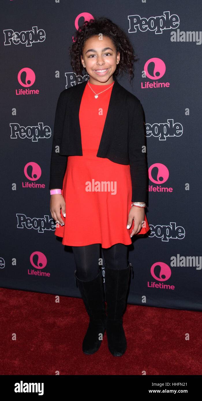 New York, USA. 18th Jan, 2017. Grace Capeless at arrivals for Beaches ...