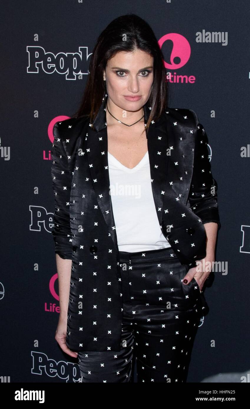 New York, USA. 18th Jan, 2017. Idina Menzel at arrivals for Beaches ...