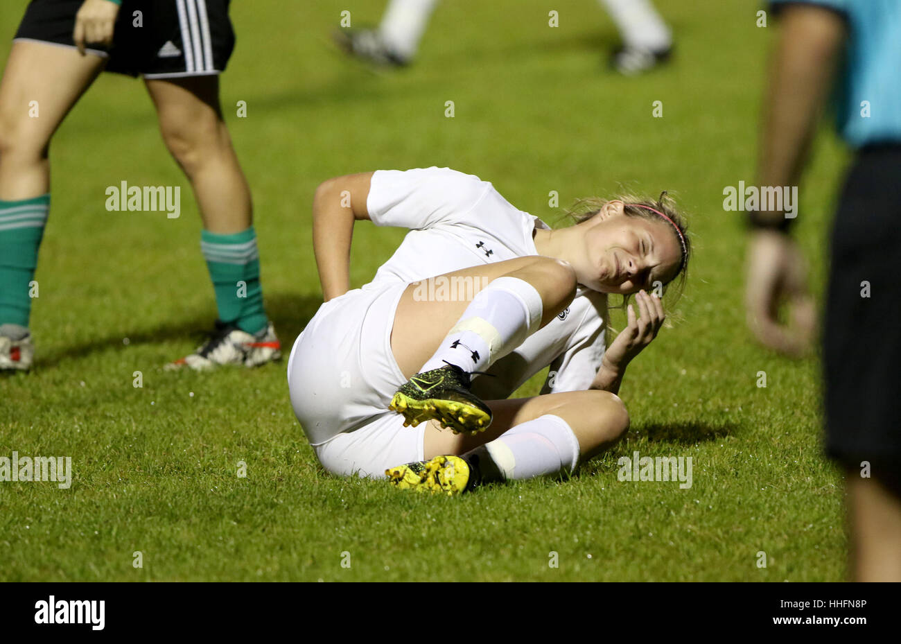 Weeki Wachee, USA. 18th Jan, 2017. Pasco High School's Jordyn Kadlub (7 ...