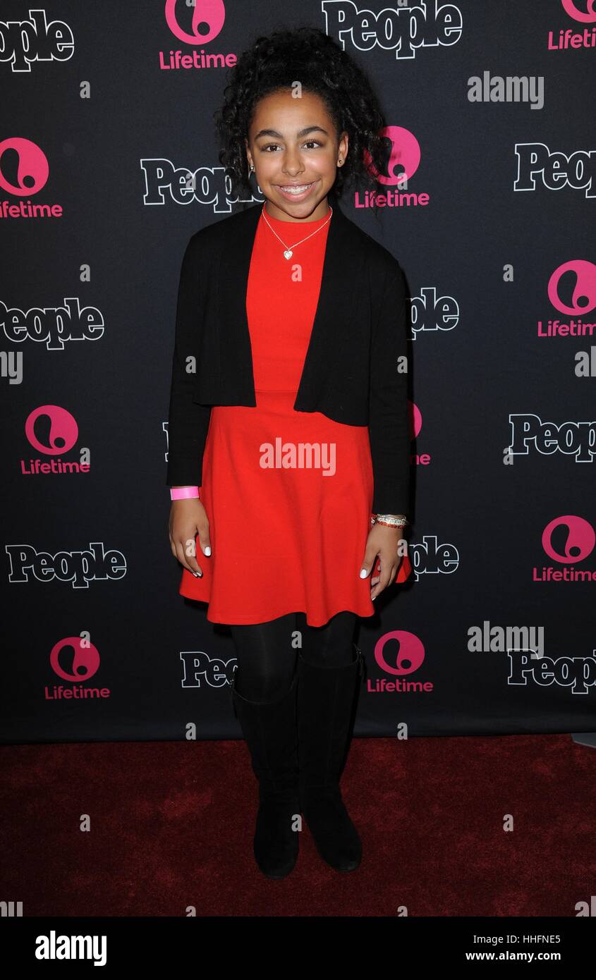 New York, USA. 18th Jan, 2017. Grace Capeless at arrivals for Beaches ...