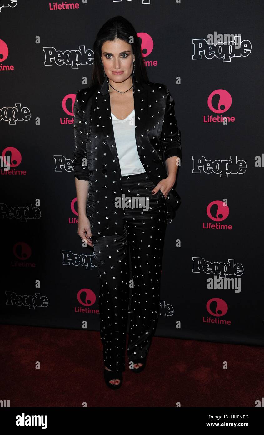 New York, USA. 18th Jan, 2017. Idina Menzel at arrivals for Beaches ...