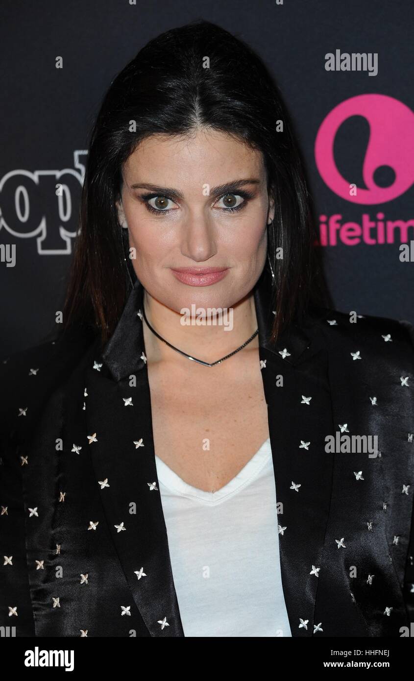 New York, USA. 18th Jan, 2017. Idina Menzel at arrivals for Beaches ...
