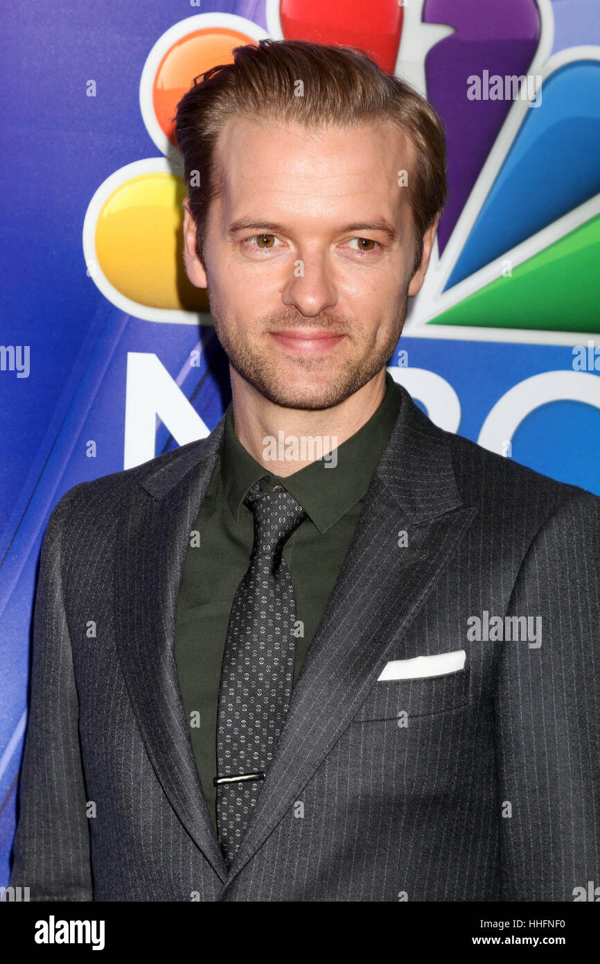 Pasadena, USA. 18th Jan, 2017. Adam Campbell at the NBC Universal ...