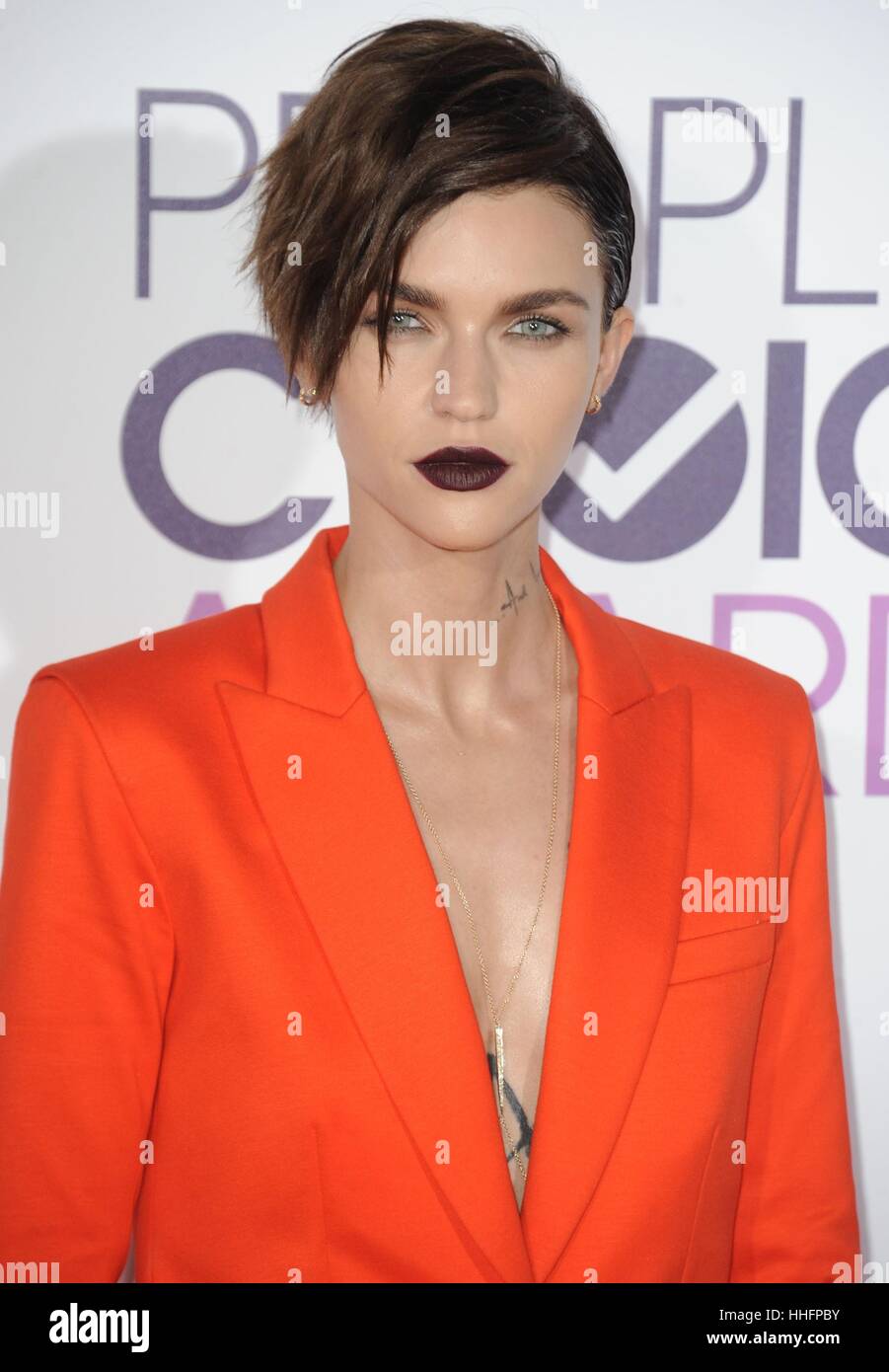 Los Angeles, CA, USA. 18th Jan, 2017. Ruby Rose at arrivals for People ...