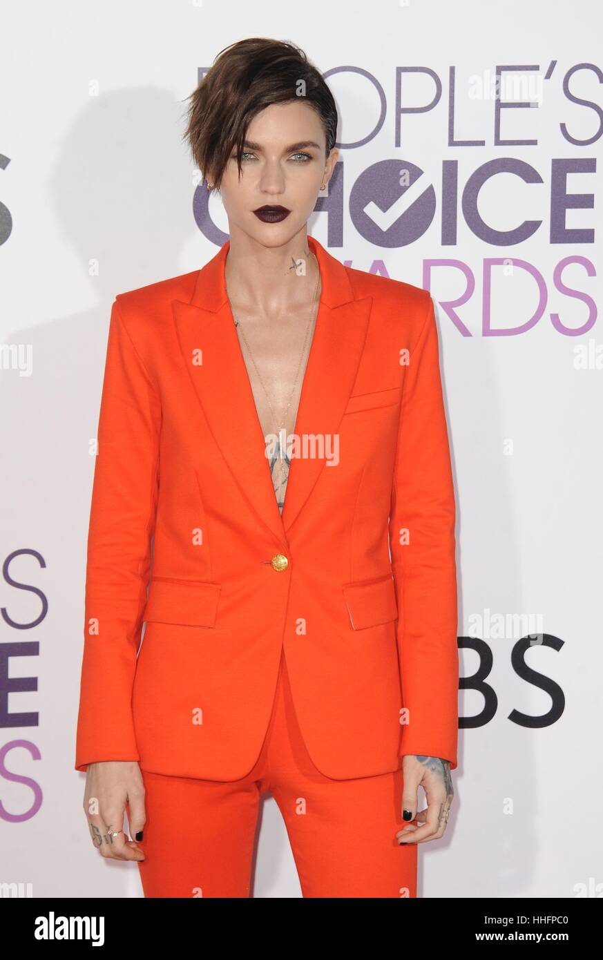 Los Angeles, CA, USA. 18th Jan, 2017. Ruby Rose at arrivals for People ...