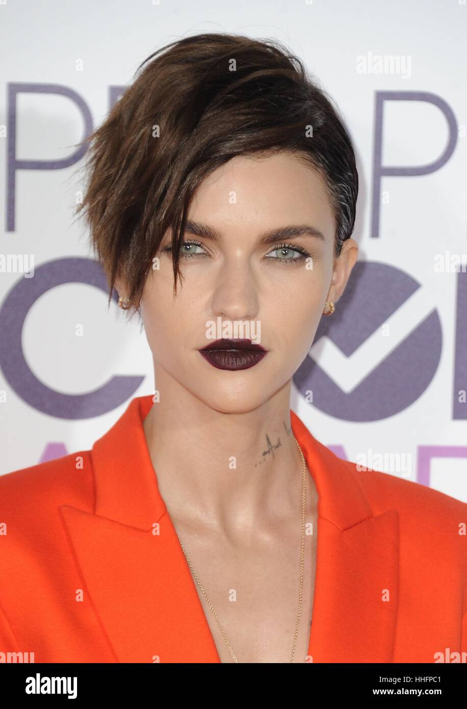 Los Angeles, CA, USA. 18th Jan, 2017. Ruby Rose at arrivals for People ...