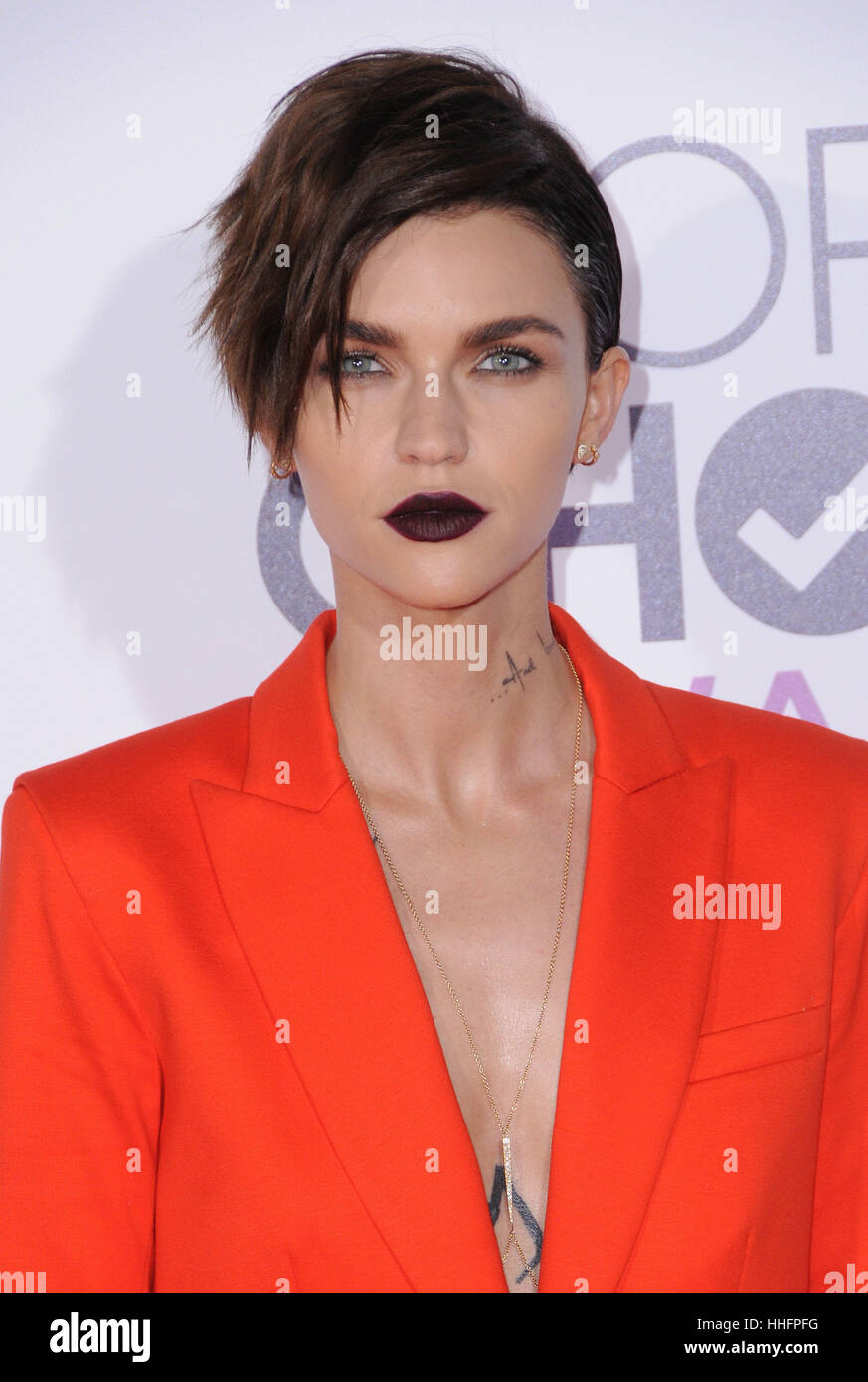 Los Angeles, CA, USA. 18th Jan, 2017. Ruby Rose. 2017 People's Choice ...