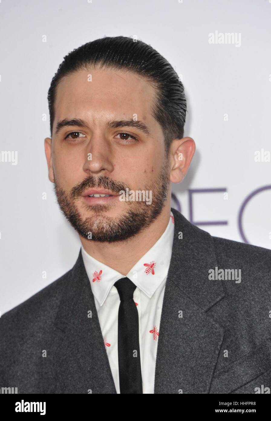 Los Angeles, CA, USA. 18th Jan, 2017. G-Eazy at arrivals for People's ...