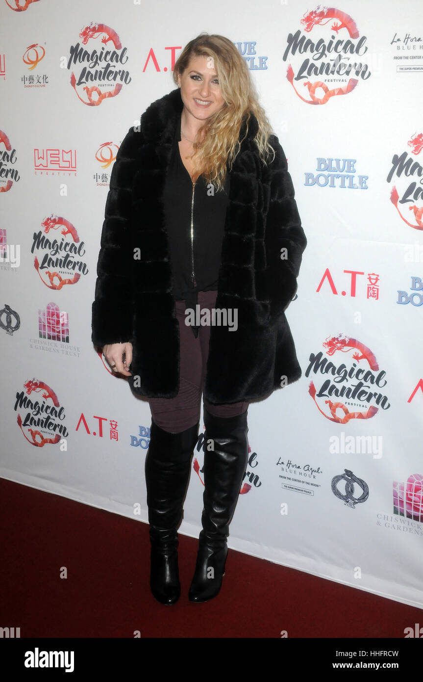 London, UK. 18th Jan, 2017. Eva attends the 'Magical Lantern Festival ...