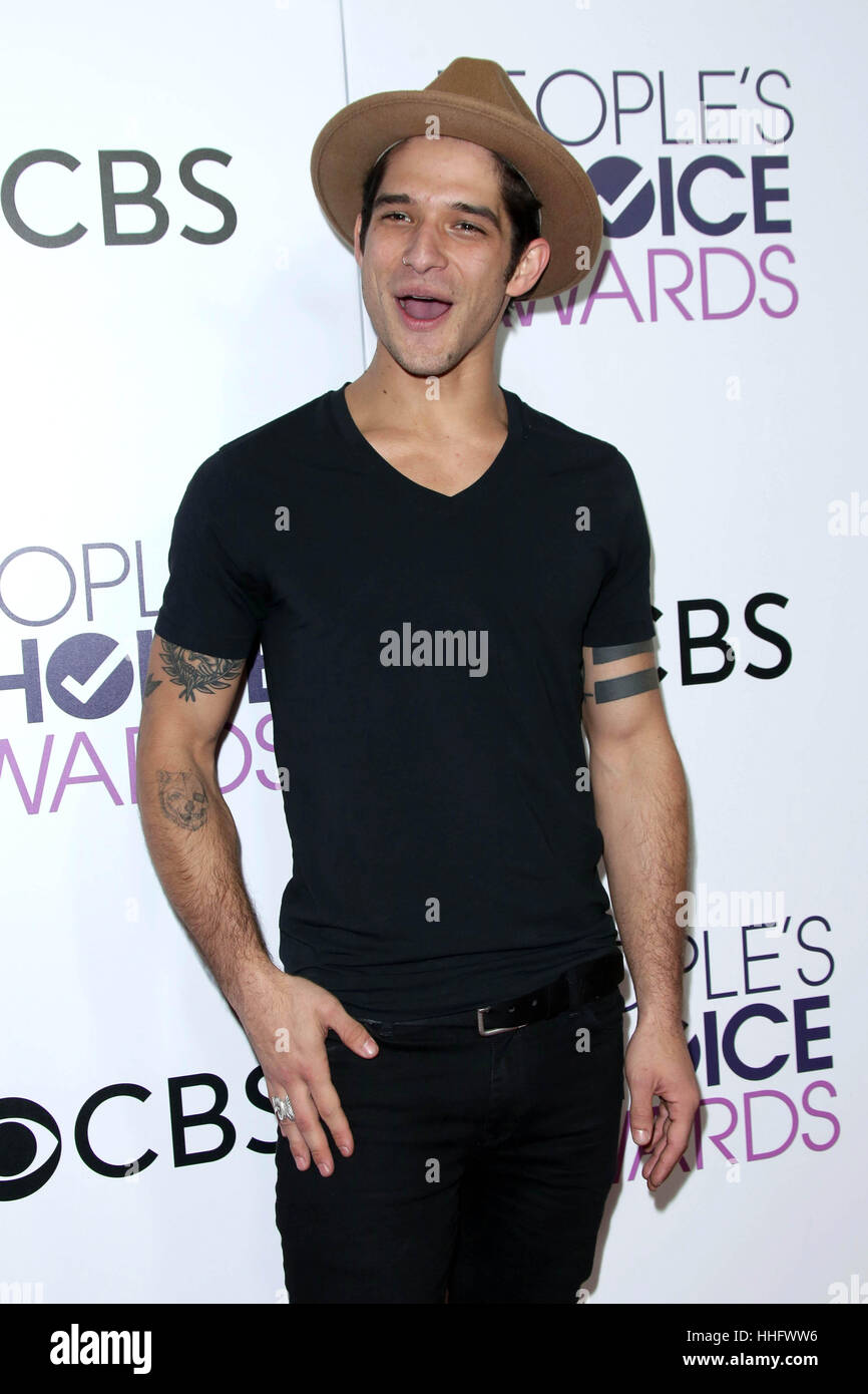 Los Angeles, Ca, USA. 18th Jan, 2017. Tyler Posey at the 42nd Annual ...