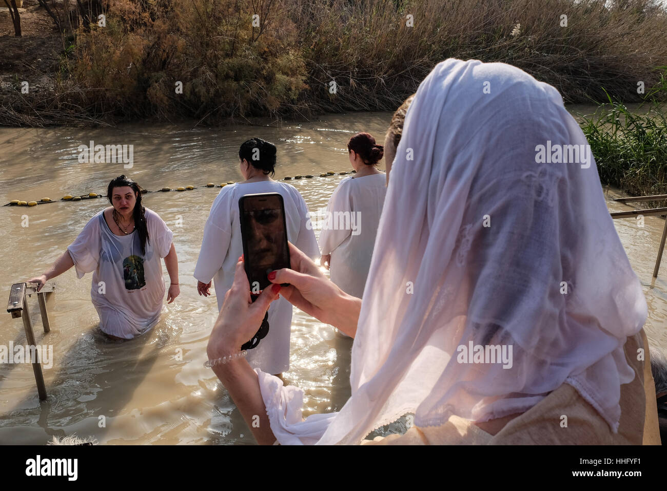 Qasr Al Yahud, Israel. 19th January, 2017. Archbishop Mor Sewerios ...