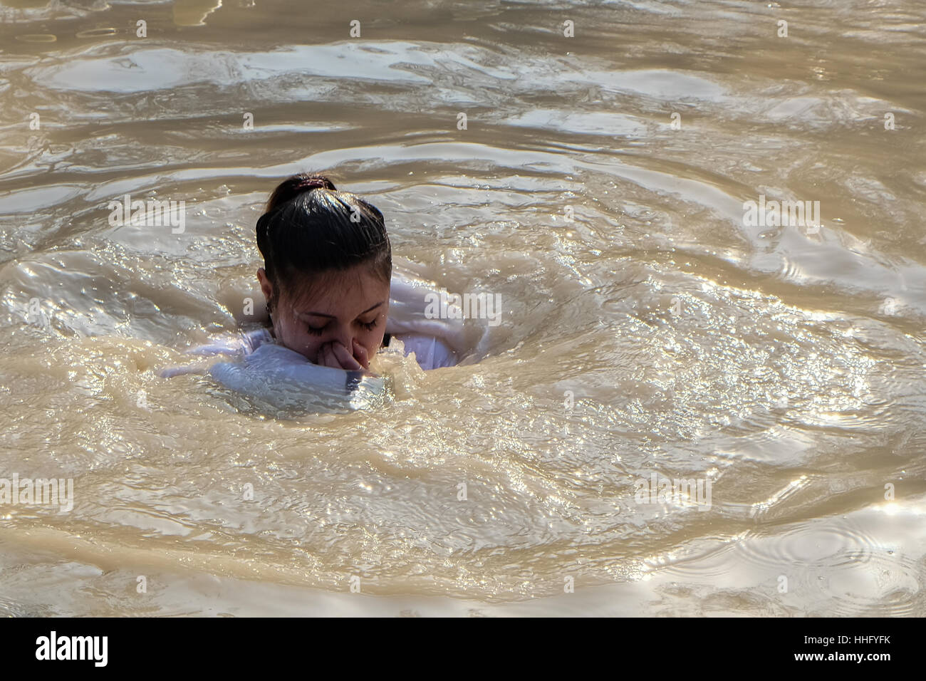 Qasr Al Yahud, Israel. 19th January, 2017. Archbishop Mor Sewerios ...