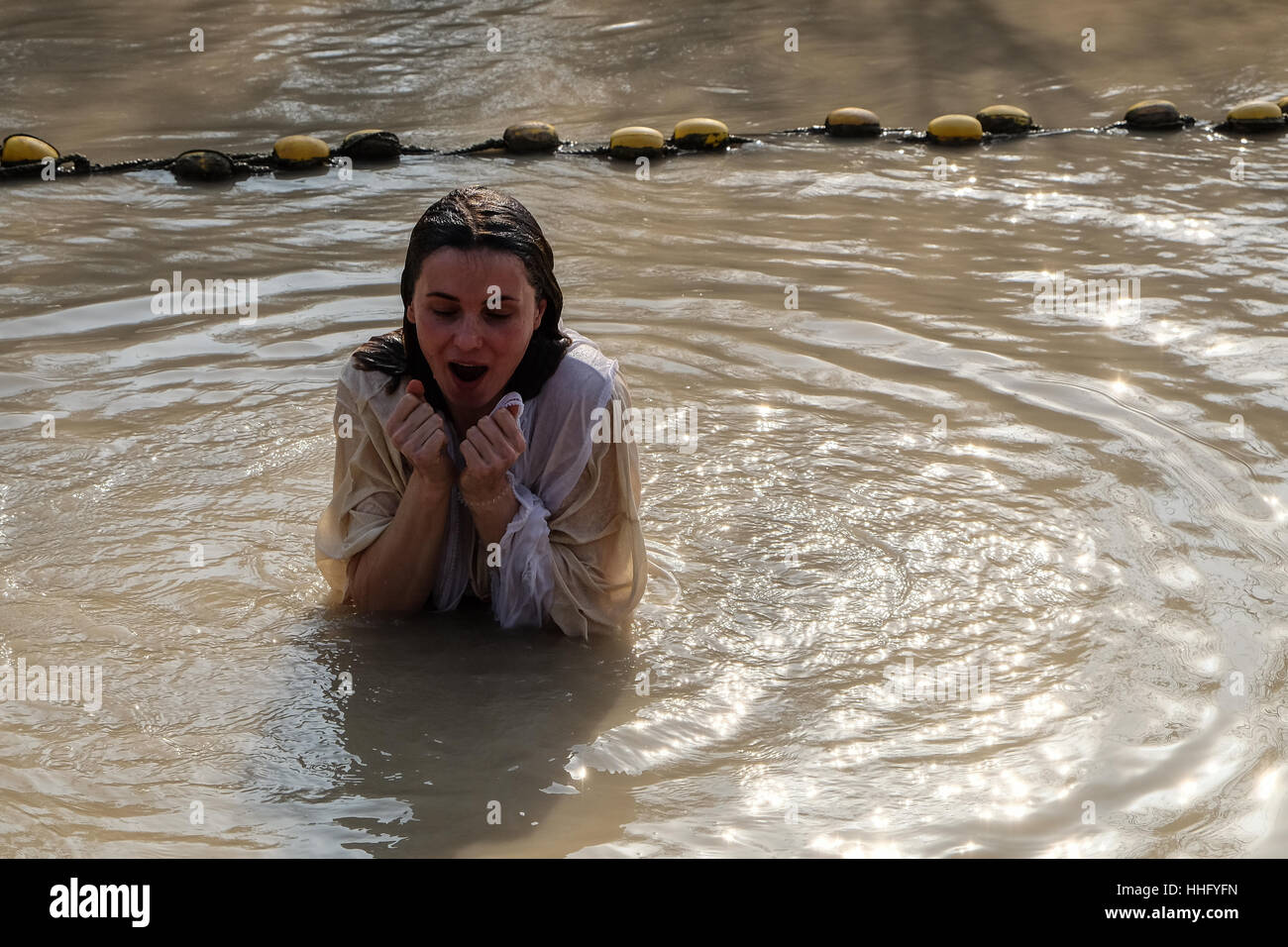 Qasr Al Yahud, Israel. 19th January, 2017. Archbishop Mor Sewerios ...