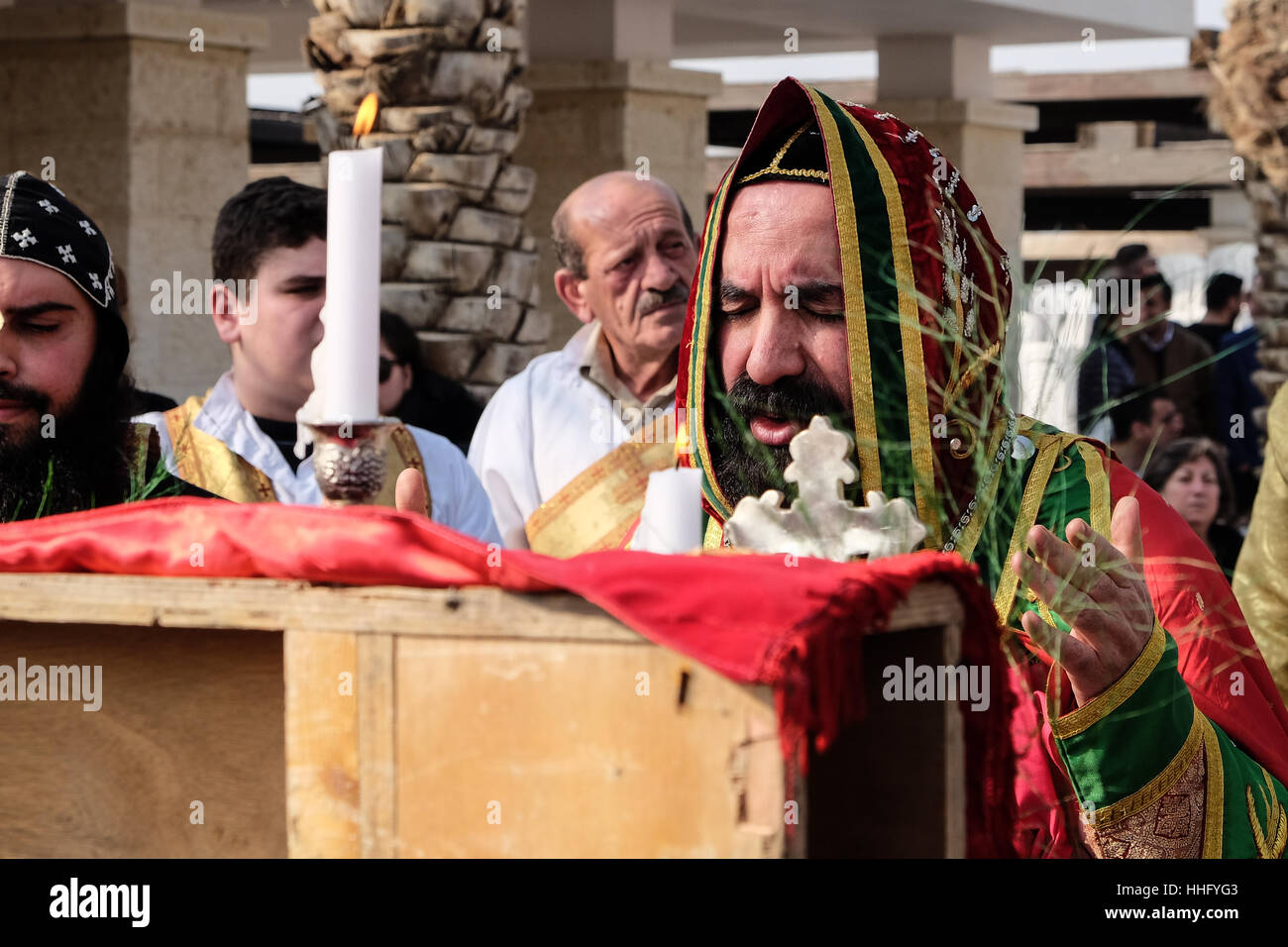 Qasr Al Yahud, Israel. 19th January, 2017. Archbishop MOR SEWERIOS ...