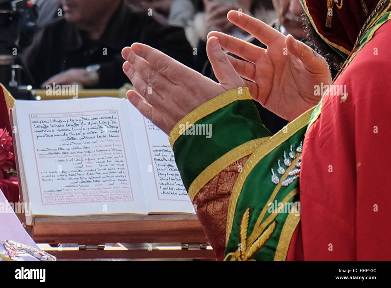 Qasr Al Yahud, Israel. 19th January, 2017. Archbishop MOR SEWERIOS ...